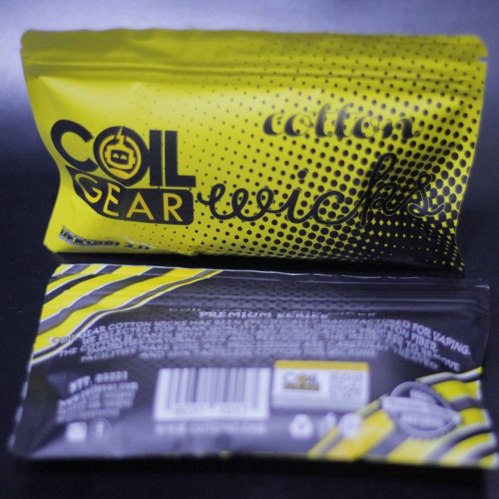 Authentic Coil Gear Cotton Wicks Premium Series V2 1Bungkus - COILGEAR
