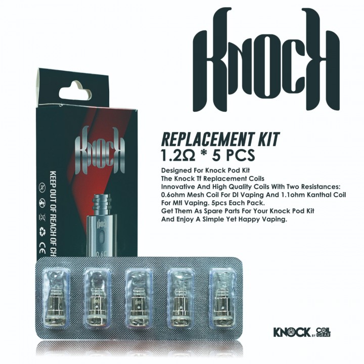 Authentic Coil Gear Knock AIO Replacement Coil (1pcs) 1.2ohm - COILGEAR