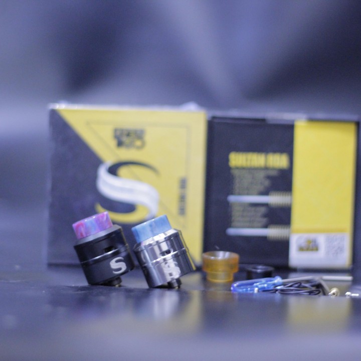Authentic Coil Gear Sultan RDA 24mm by Vapeoi Black - COILGEAR