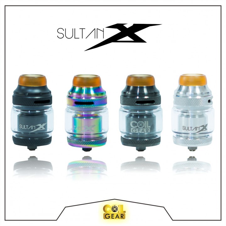 Authentic Coil Gear Sultan X RTA 25mm by Vapeoi Stainless Steel - COILGEAR
