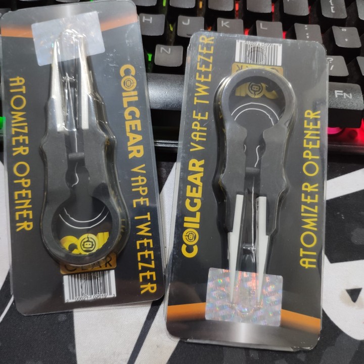 Authentic Coil Gear Vape Tweezer (Pembuka Atomizer) Black - COILGEAR