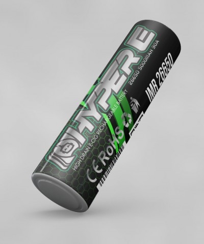 Authentic CoilGear Hyper E IMR 26650 5000mAh 30A Black Green - COILGEAR