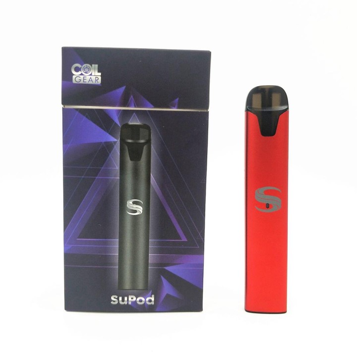 Authentic CoilGear SuPod System Ceramic Coil 450mAh Kit Merah - COILGEAR