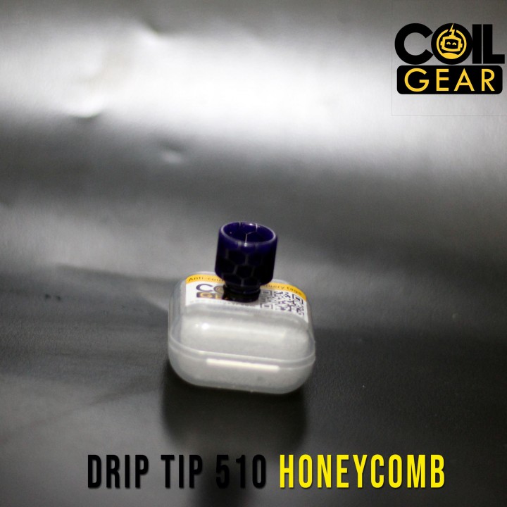 Coil Gear Honeycomb 510 Driptip Black - COILGEAR