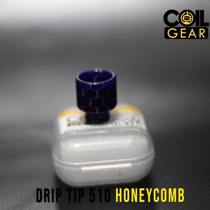 Coil Gear Honeycomb 510 Driptip Black - COILGEAR