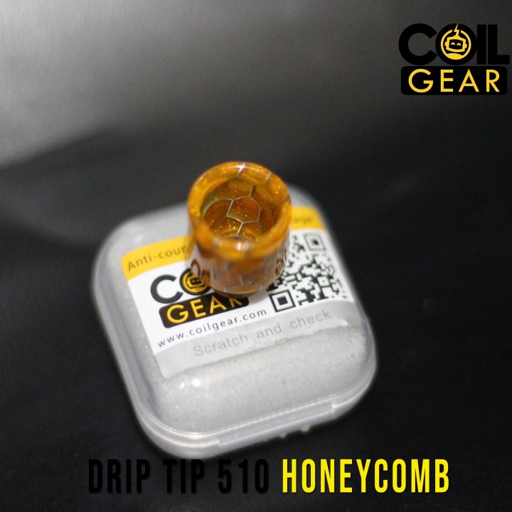 Coil Gear Honeycomb 510 Driptip Blue - COILGEAR
