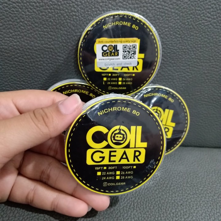 Coil Gear Nichrome 80 Ni80 30Feet 22Gauge - COILGEAR