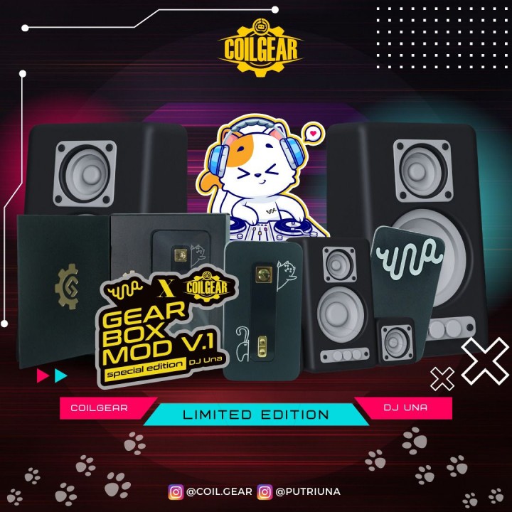 PR PACKAGE GEARBOX MOD x DJ UNA SE Gold - COILGEAR